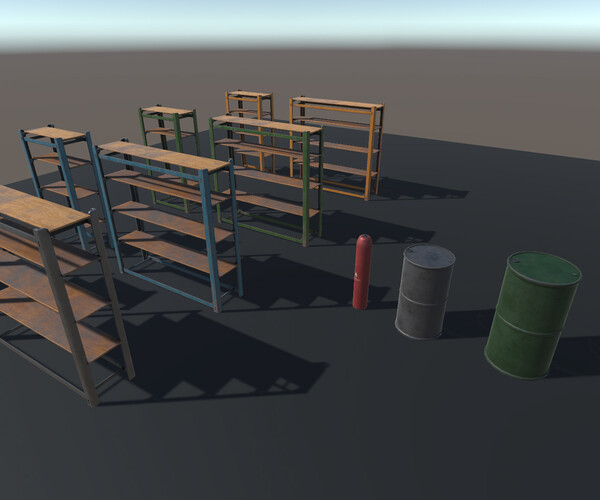 ArtStation - Warehouse Props Set | Game Assets