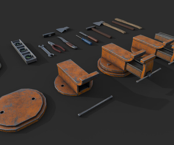 ArtStation - Working Tools Set | Game Assets