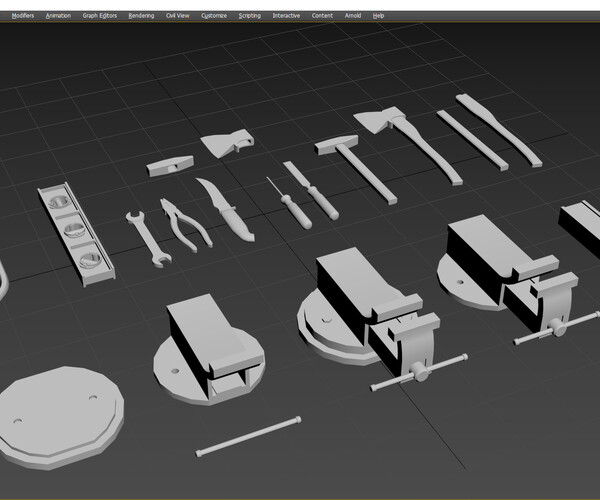 ArtStation - Working Tools Set | Game Assets