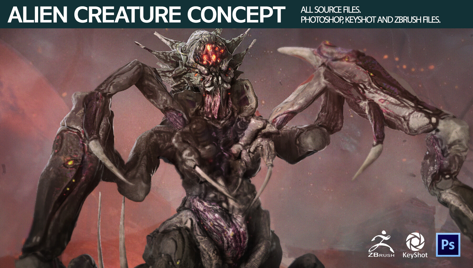 ArtStation - Alien Creature Concept | Resources