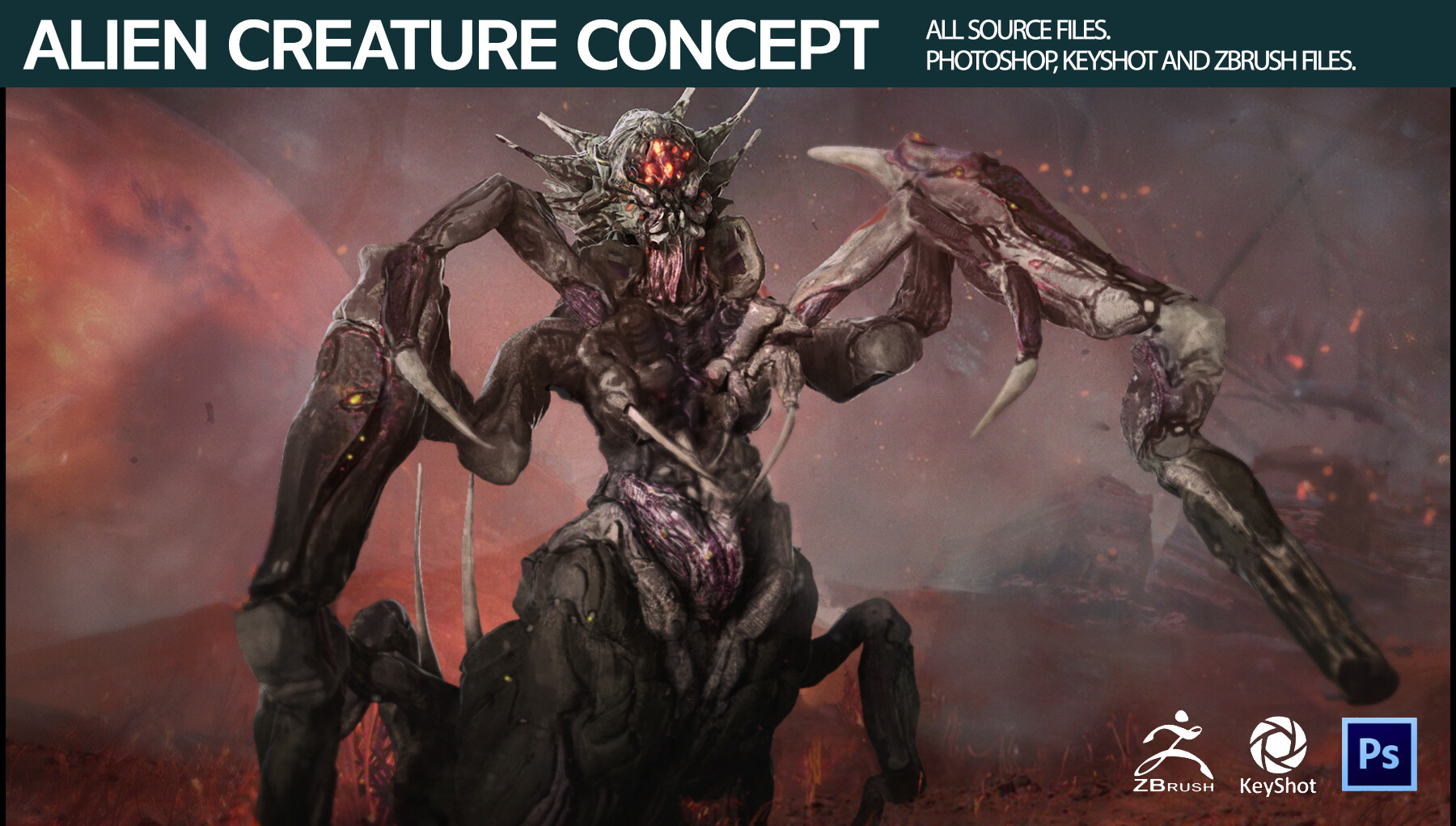 ArtStation - Alien Creature Concept | Resources