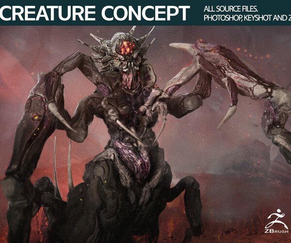 ArtStation - Alien Creature Concept | Resources