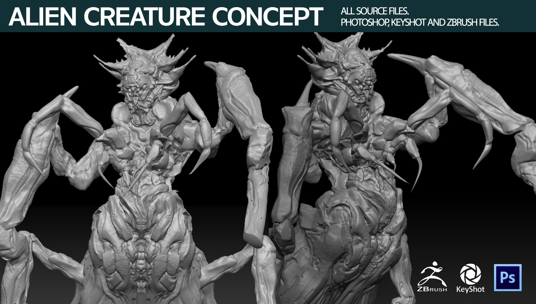 ArtStation - Alien Creature Concept | Resources