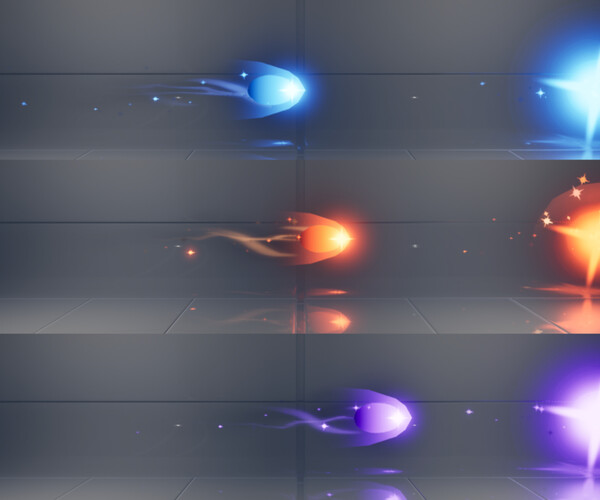 ArtStation - Magic Projectiles Vol.3 - Unreal Engine | Game Assets