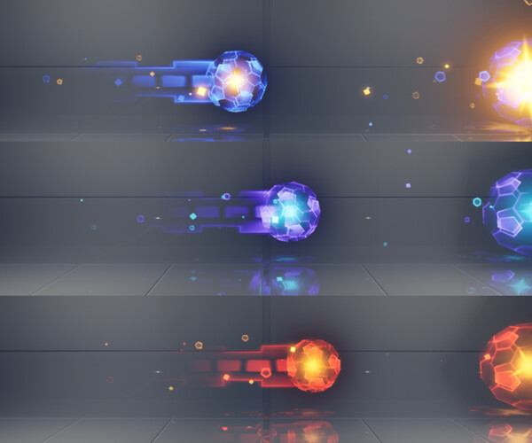 ArtStation - Magic Projectiles Vol.3 - Unreal Engine | Game Assets