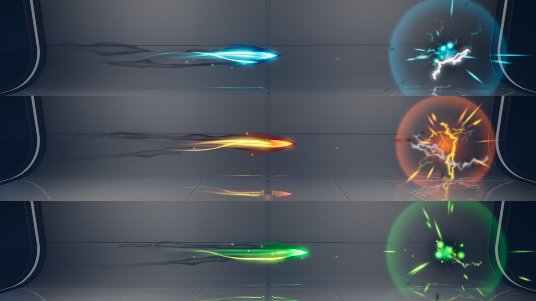 Artstation Magic Projectiles Vol3 Unreal Engine Game Assets