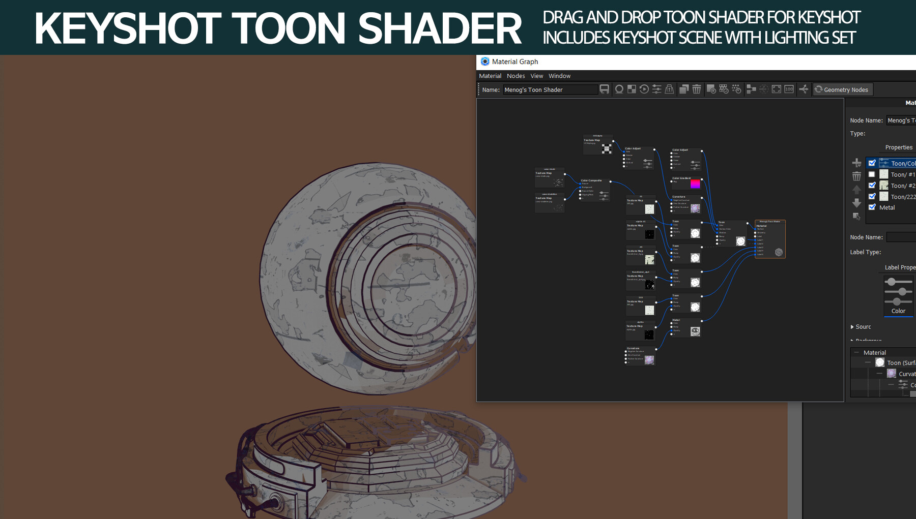 ArtStation - Toon Shader for Keyshot | Artworks