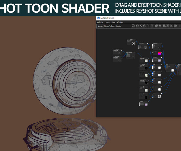 ArtStation - Toon Shader for Keyshot | Artworks