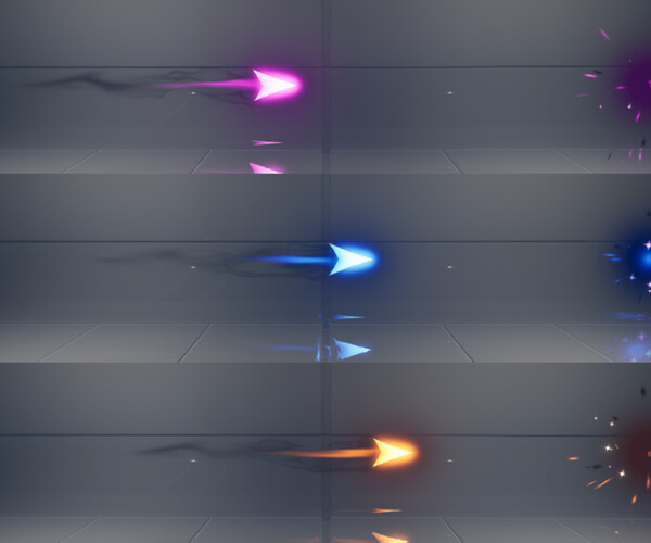 ArtStation - Magic Projectiles Vol.3 - Unreal Engine | Game Assets
