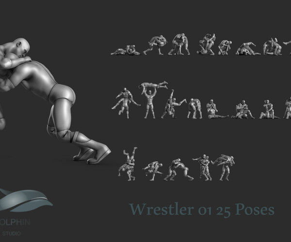ArtStation - Wrestler 01 | Resources