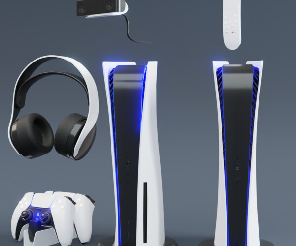 ArtStation - Playstation PS5 Collection 3D model | Resources