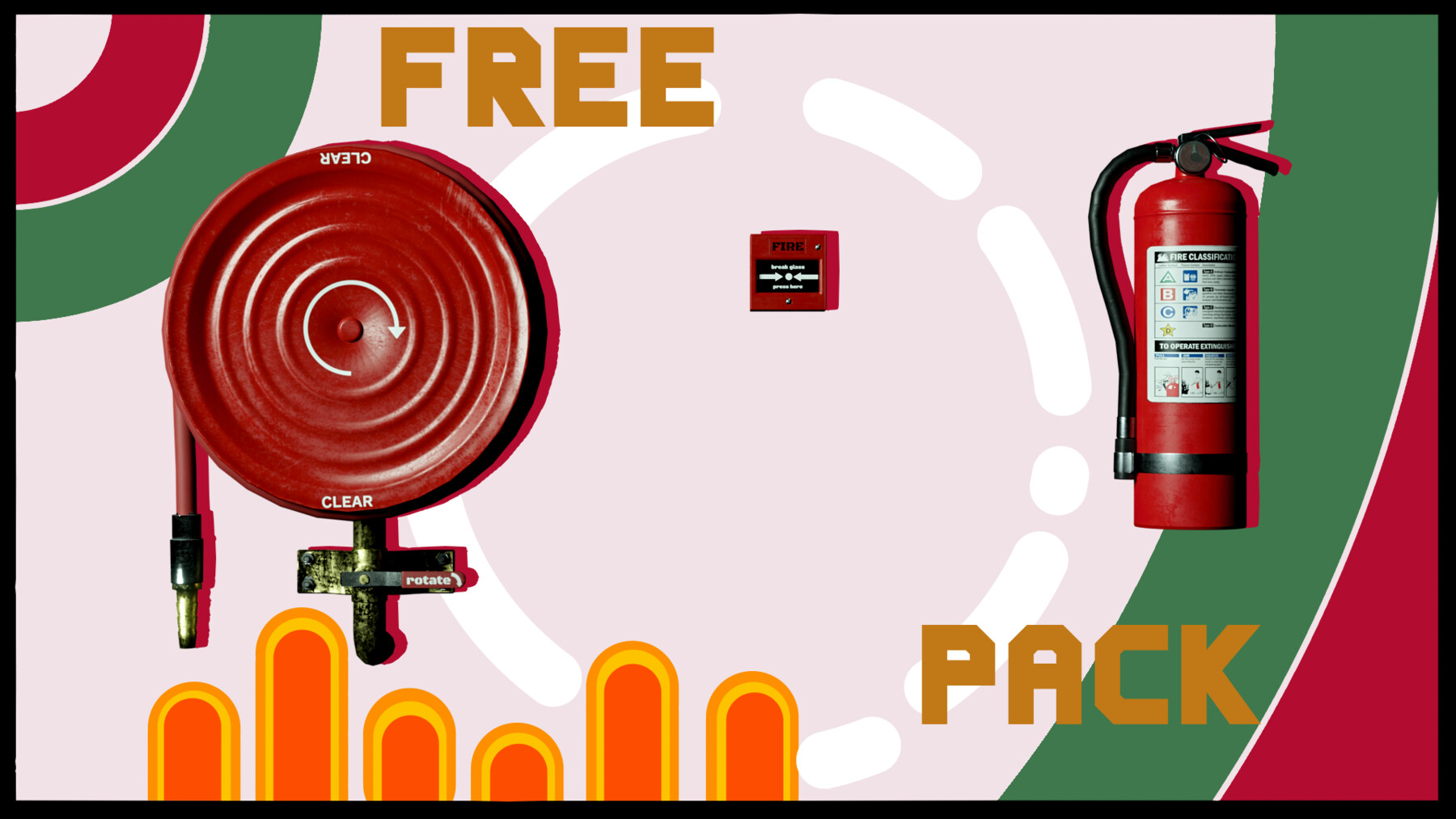 ArtStation - Fire Safety Pack lp/hp | Game Assets