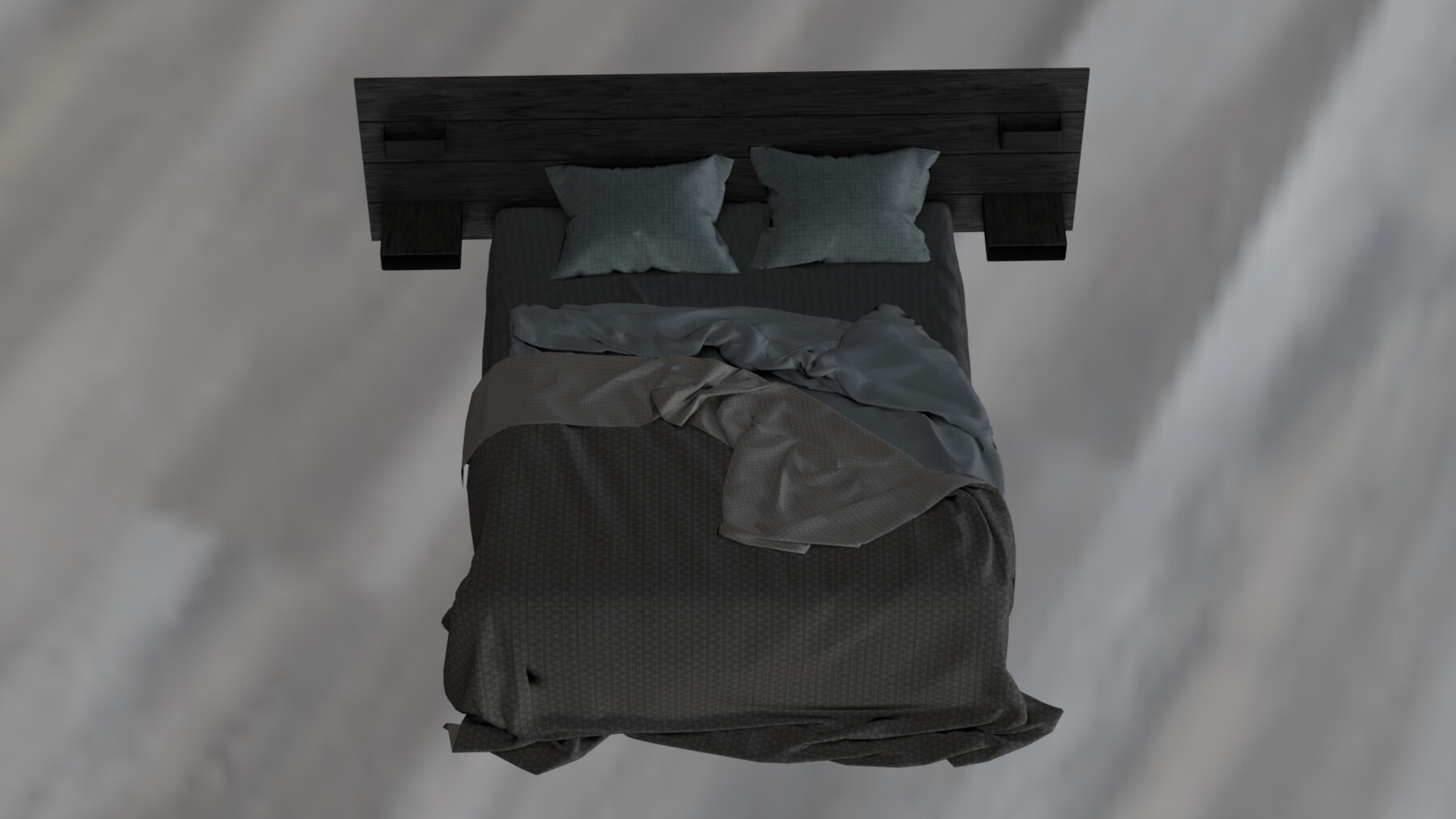 ArtStation - MESSY BED GAME READY 3D MODEL | Game Assets