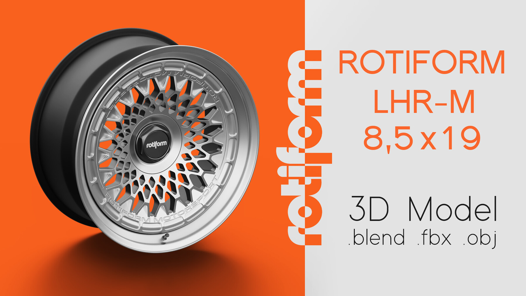 ArtStation - Rotiform LHR-M Rim/Wheel 3D Model | Resources