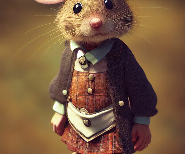 ArtStation - Cute Scottish Mouse | Artworks