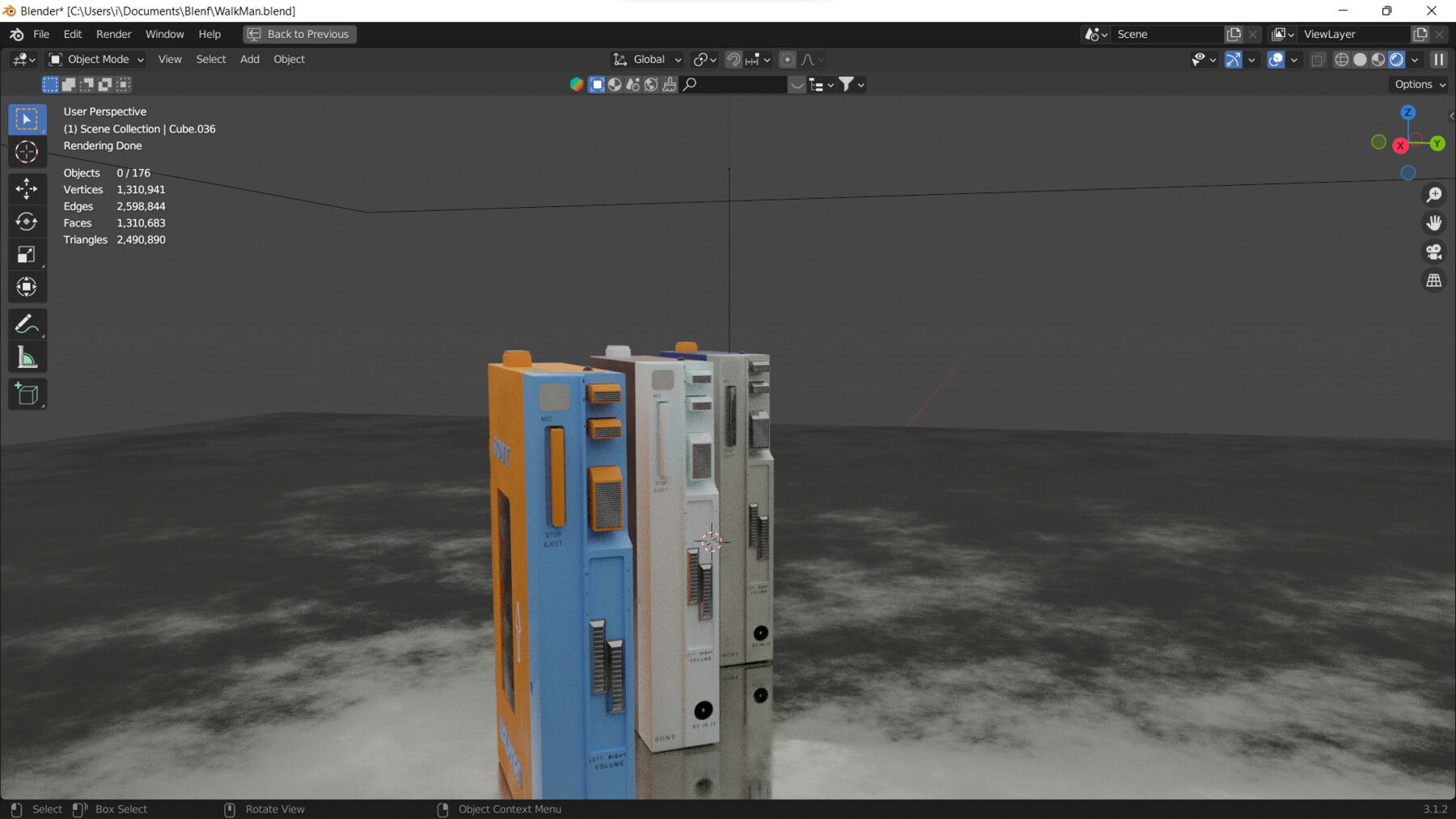 ArtStation - SONY WALKMAN MODEL | Resources