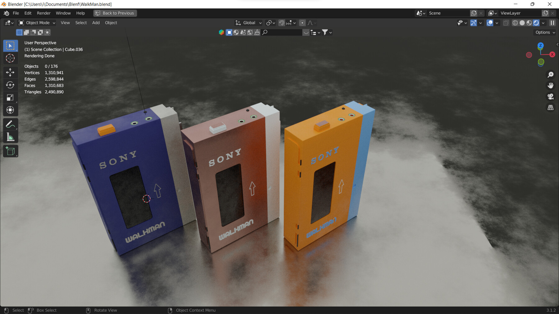 ArtStation - SONY WALKMAN MODEL | Resources