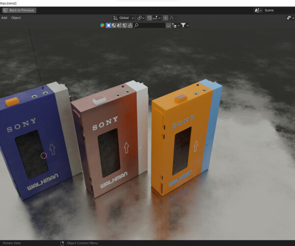 ArtStation - SONY WALKMAN MODEL | Resources