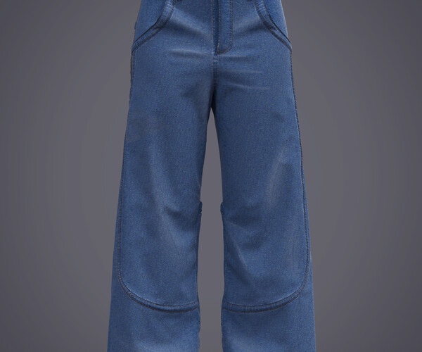 ArtStation - Women's jeans | Game Assets