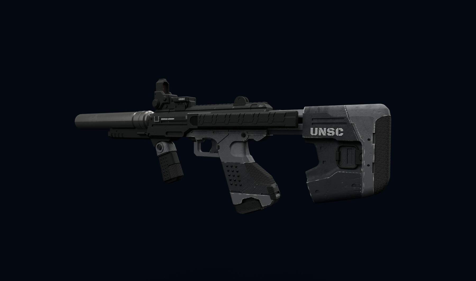 ArtStation - Halo Smg | Game Assets