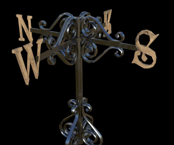 ArtStation - Direction Sign - PBR - Textured | Game Assets