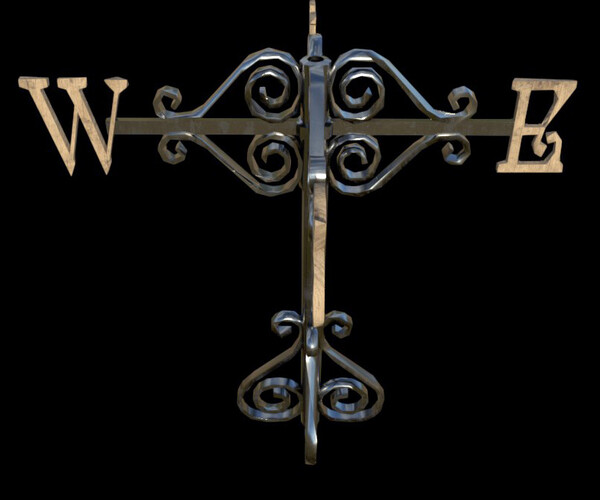 ArtStation - Direction Sign - PBR - Textured | Game Assets