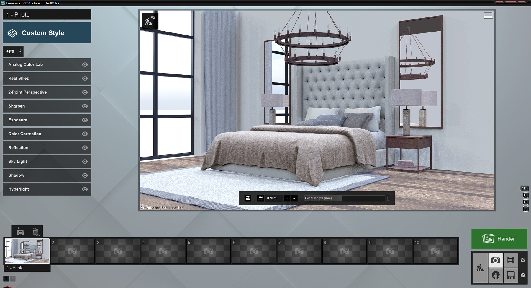ArtStation - Bedroom Render Test | Resources