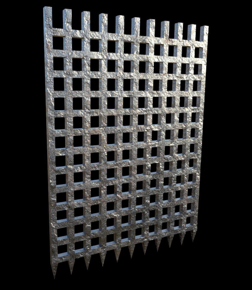 ArtStation - Fort Gate - PBR - Textured | Game Assets