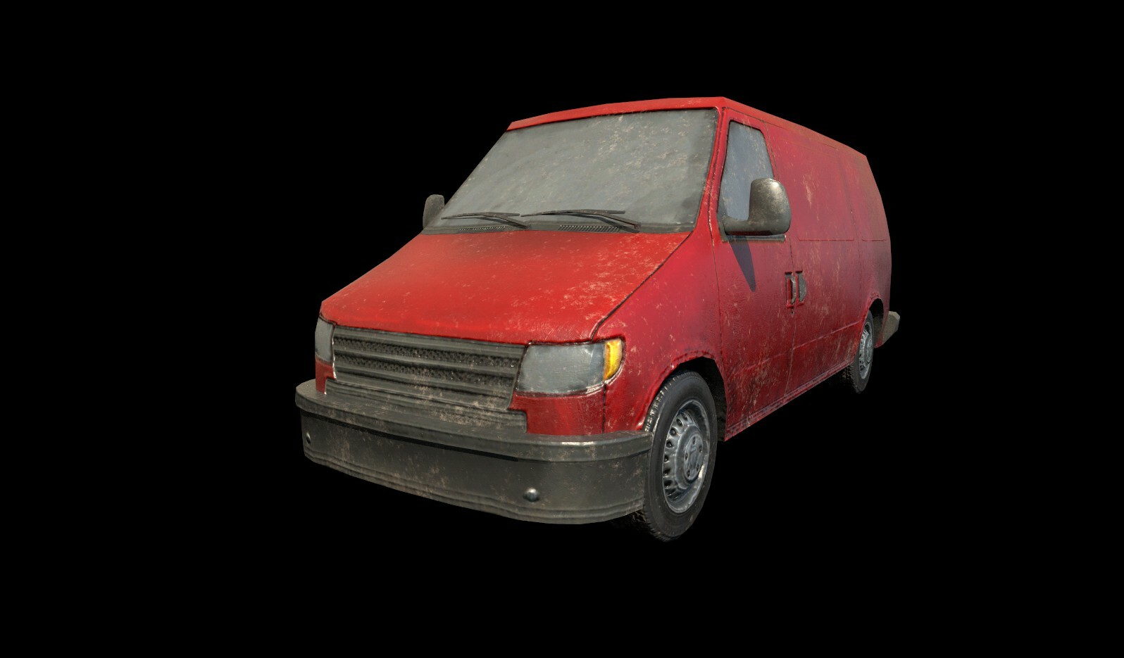 ArtStation - Panel Van - Clean and Dirty 10 Colors - PBR - Textured ...