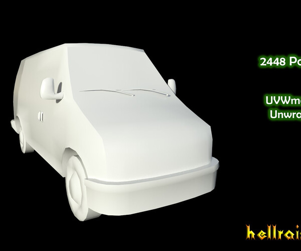 ArtStation - Panel Van | Game Assets