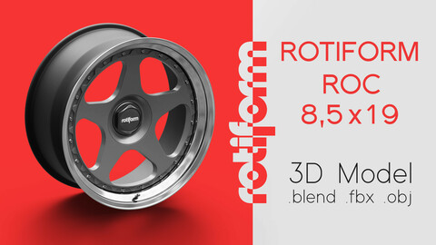 ArtStation - Rotiform Aerodisc Turbofan Rim/Wheel 3D Model + Designs ...