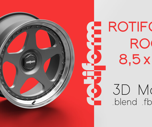 ArtStation - Rotiform ROC Rim/Wheel 3D Model | Resources