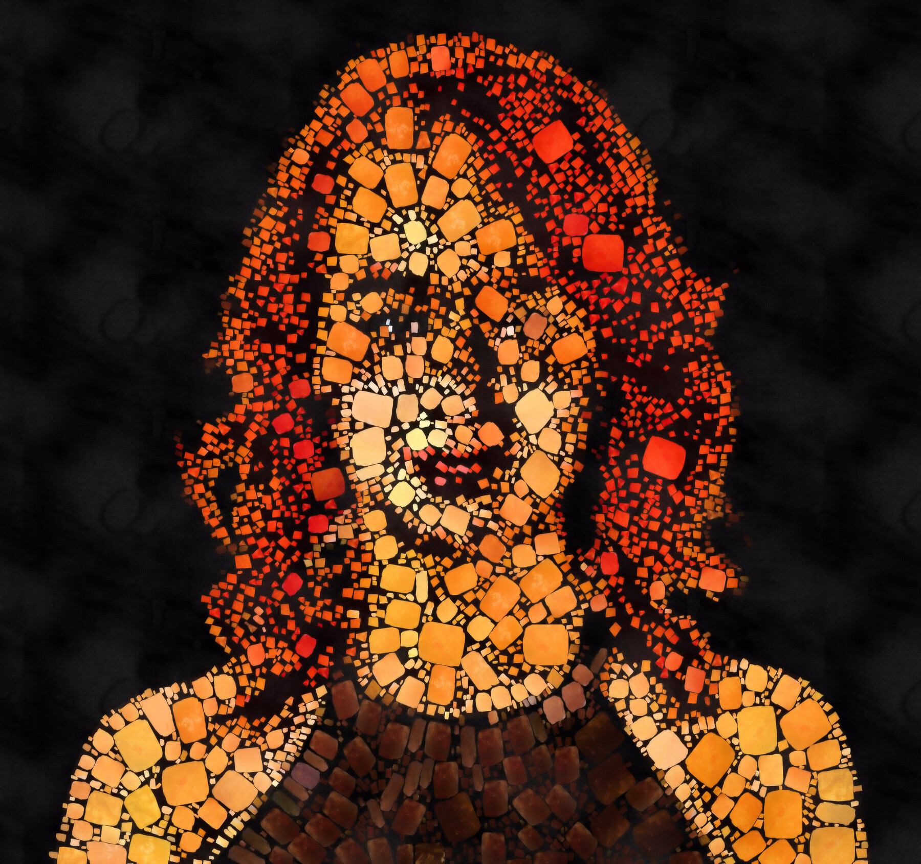 ArtStation - Mosaic woman portrait | Artworks