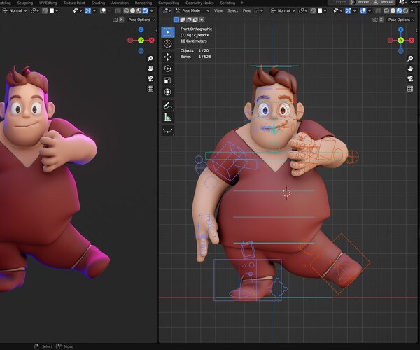 ArtStation - Pack 5 Rigged Gymer Characters In Blender 3.0 | Game Assets