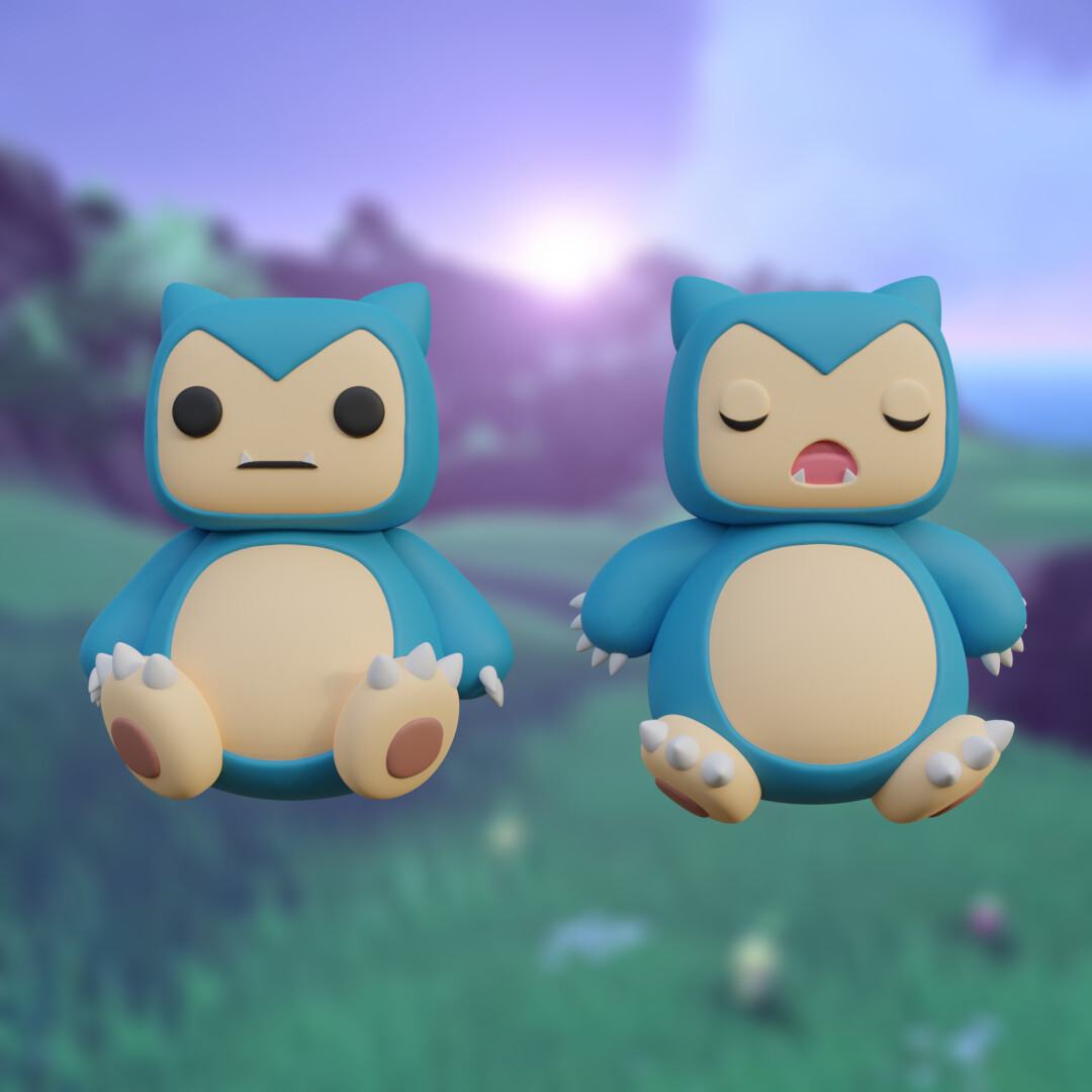 ArtStation - Two Poses Pack Snorlax | Resources