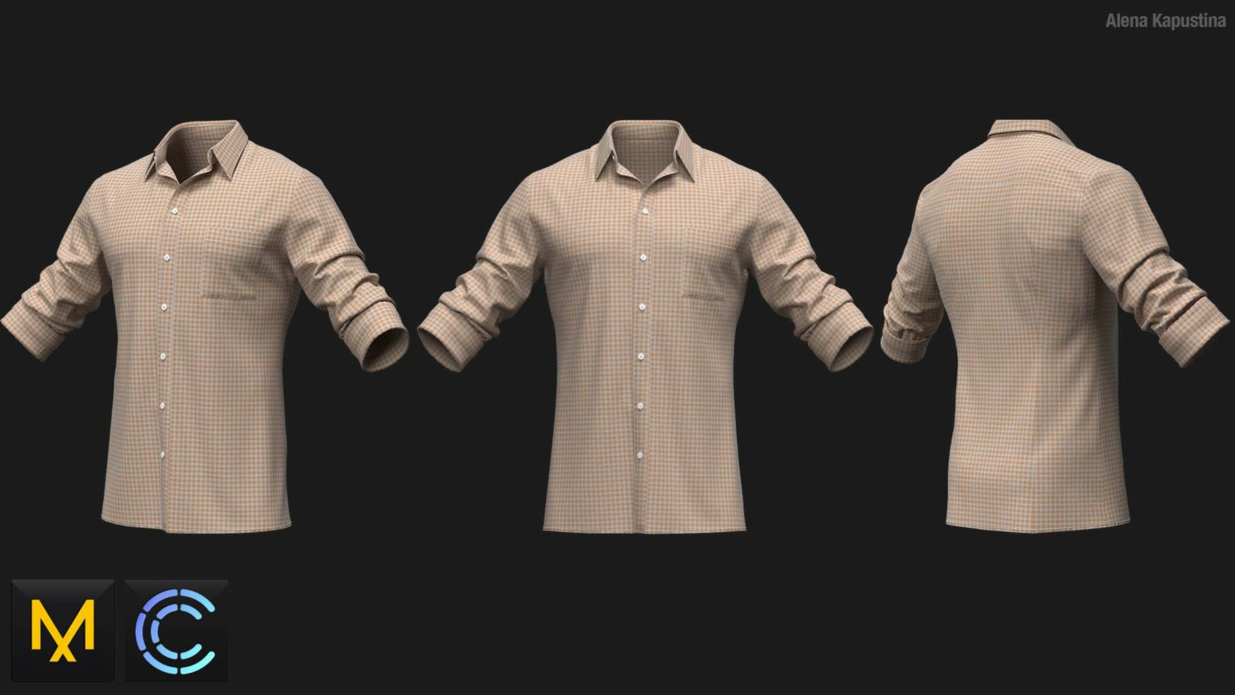 ArtStation - Male shirts pack / Marvelous Designer / Clo 3D project ...