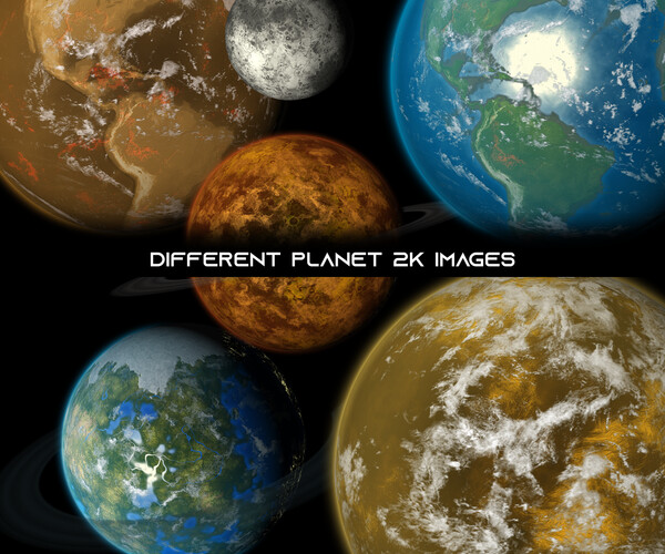 ArtStation - 2K Planet Variations | Artworks