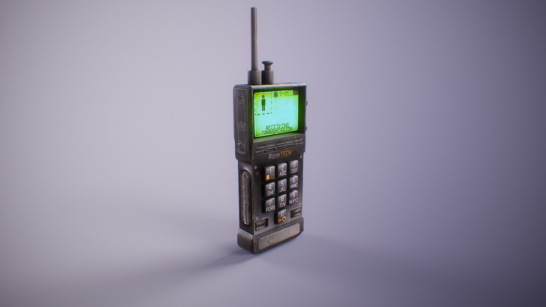 ArtStation - PBR Retro Sci-Fi Communicator | Game Assets