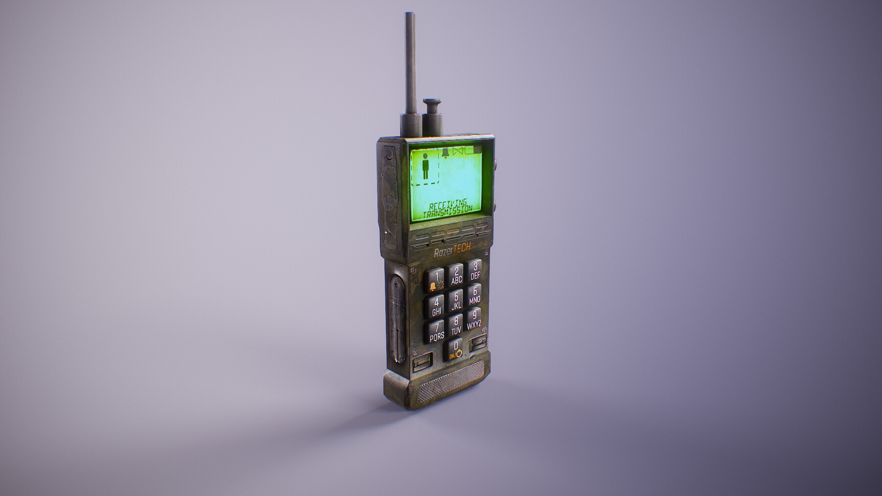 ArtStation - PBR Retro Sci-Fi Communicator | Game Assets