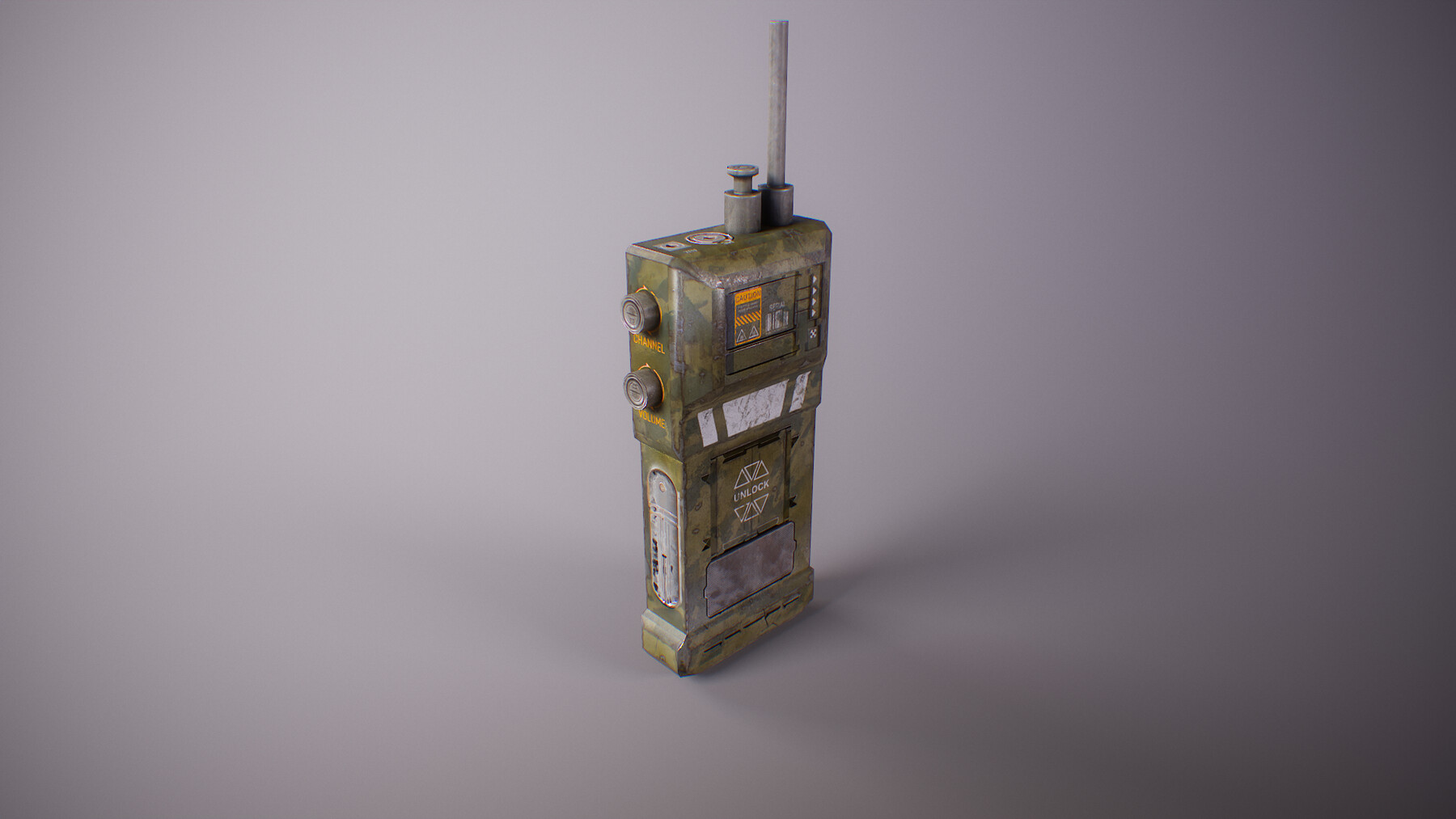 ArtStation - PBR Retro Sci-Fi Communicator | Game Assets