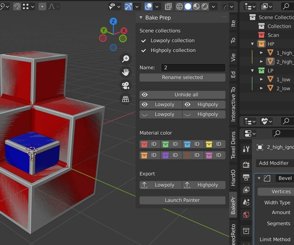 ArtStation - Substance Bake Preparation Toolkit for Blender | Resources