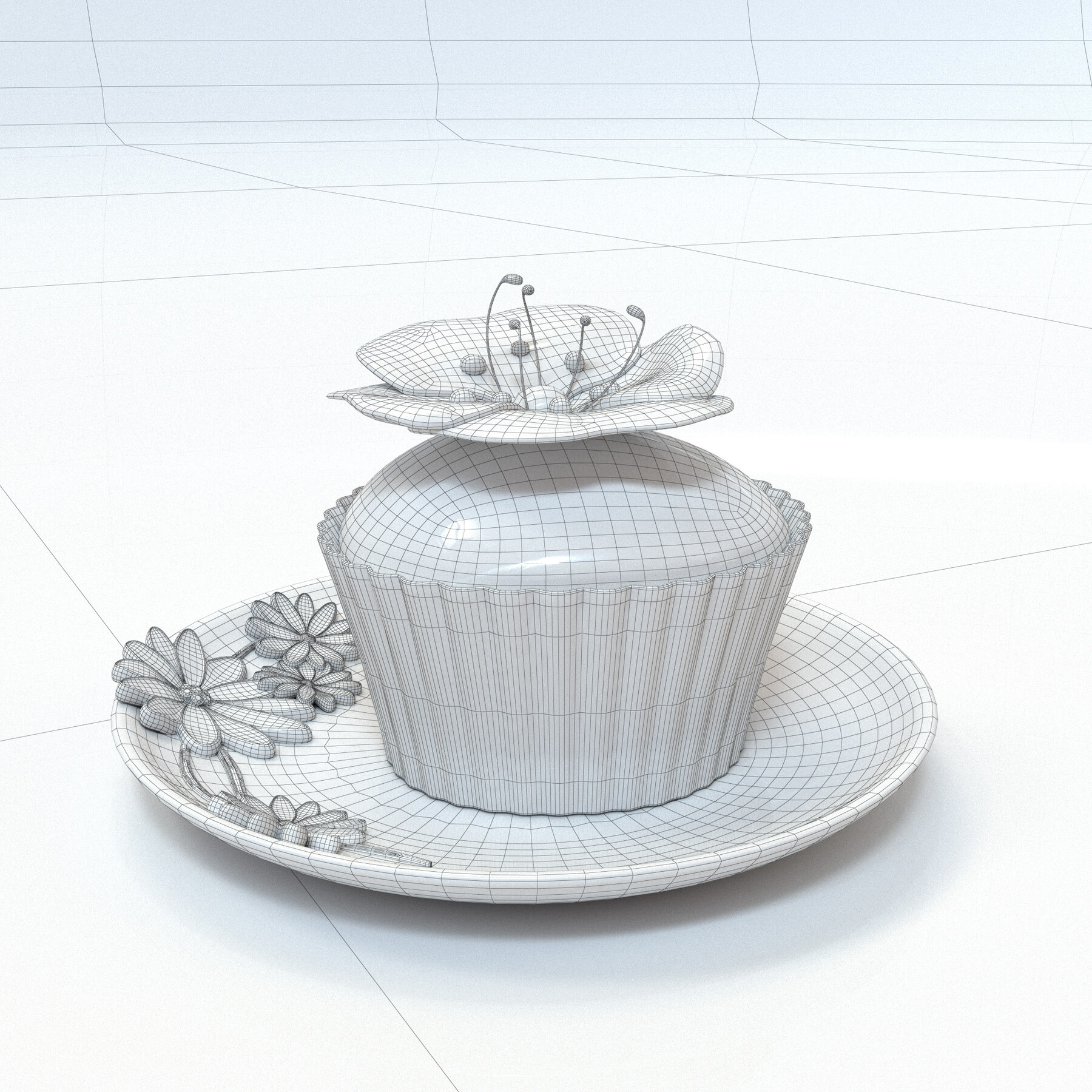 ArtStation - Handmade tea set 3D model | Resources