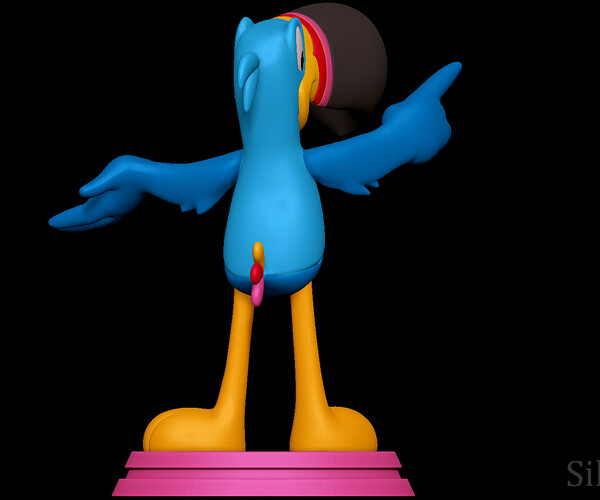Artstation Toucan Sam Froot Loops 3d Print Model Resources