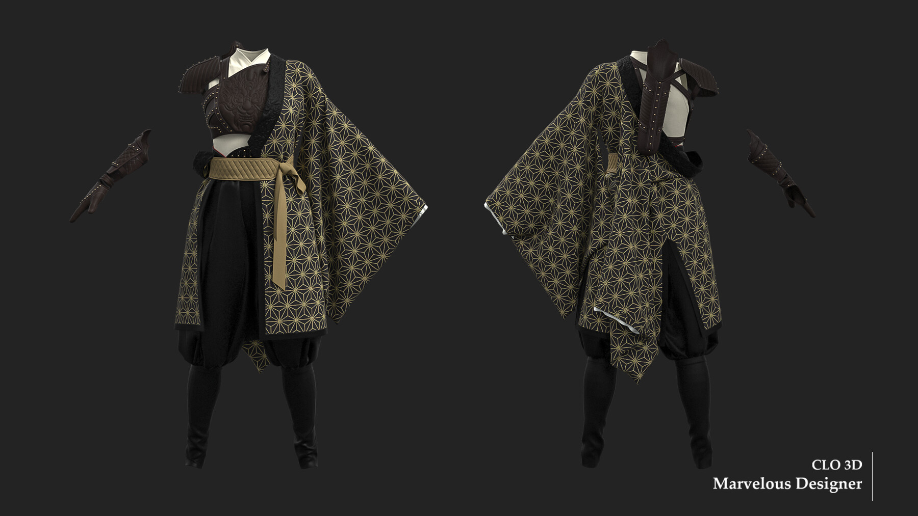 ArtStation - Female archer outfit / Marvelous Designer/Clo3D project ...