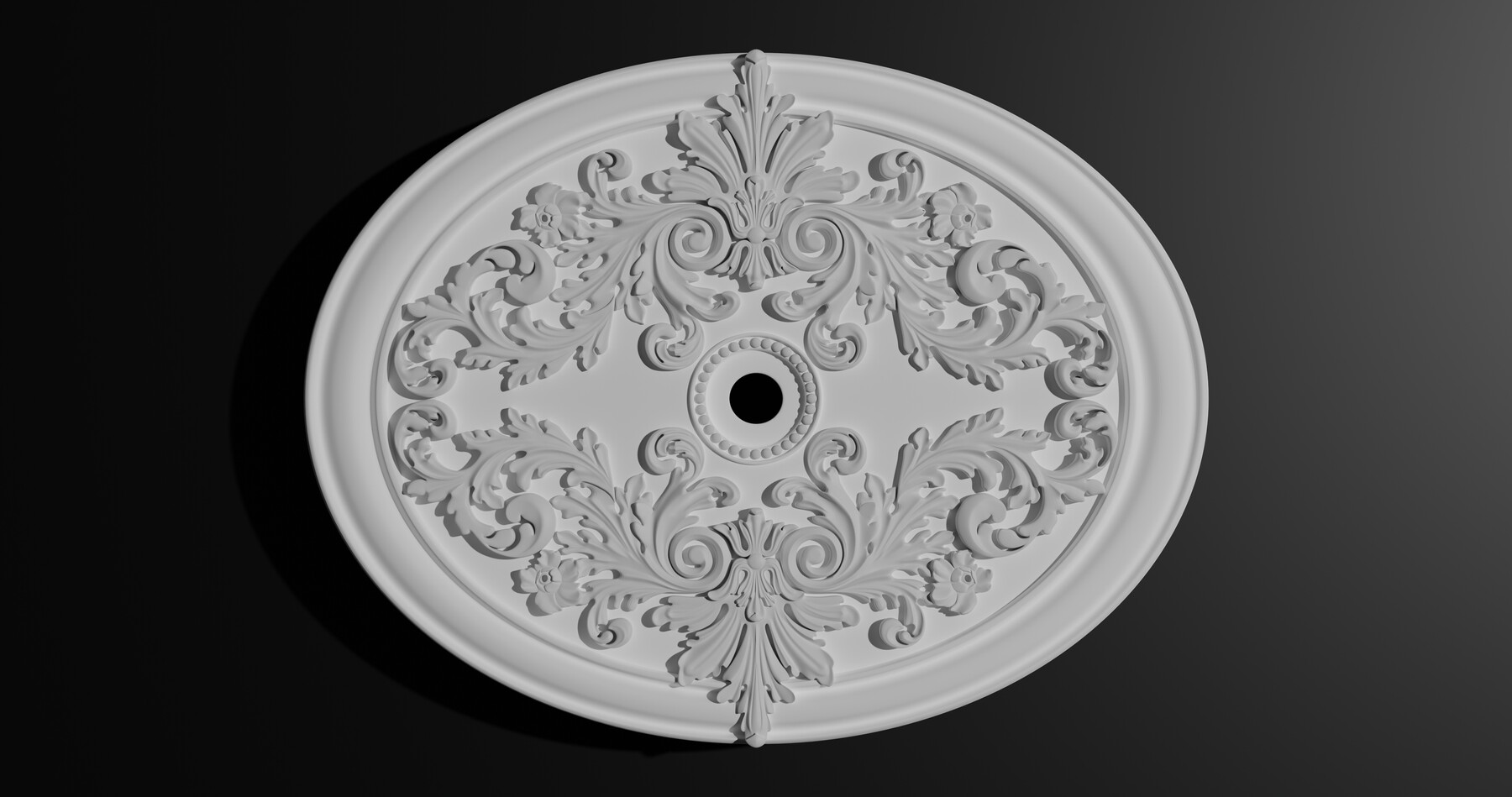 ArtStation - Architectural ceiling rosette | Resources