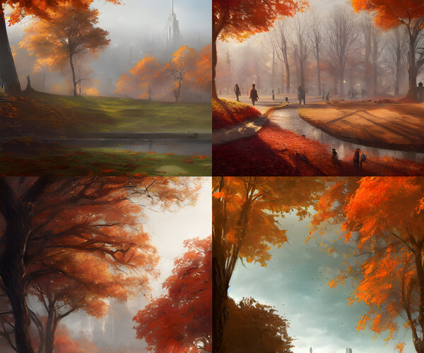 ArtStation - Urban Autumn 10 Pack | Artworks