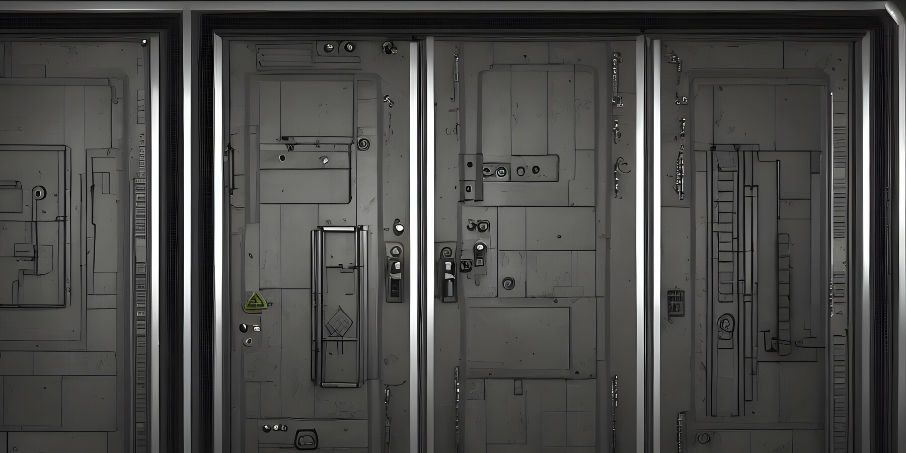 ArtStation - 500 + Scifi doors vol 01 - Miscellaneous textures for ...