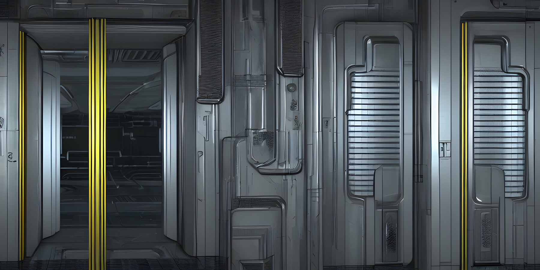 ArtStation - 500 + Scifi doors vol 01 - Miscellaneous textures for ...