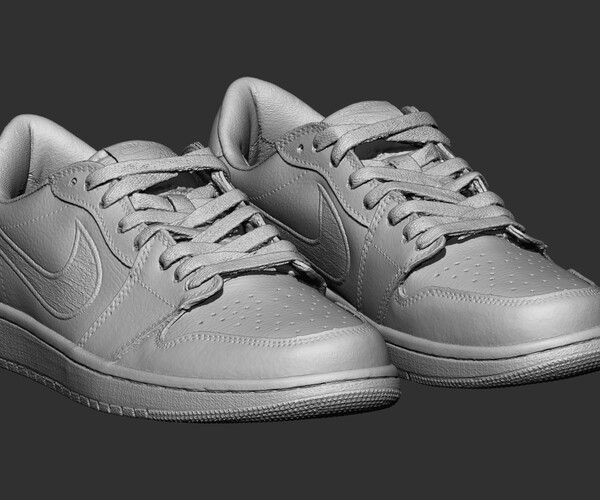 ArtStation - Nike Air jordan1 low dunk for 3d print model footwear ...