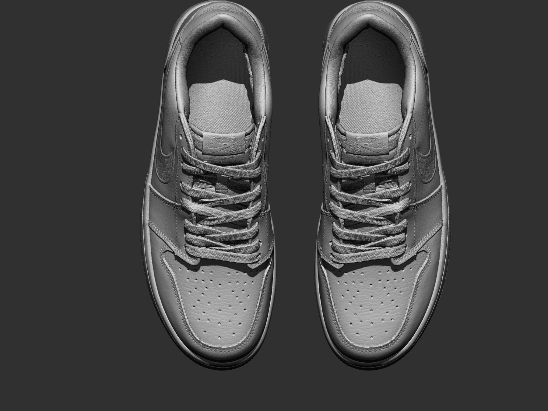 ArtStation - Nike Air jordan1 low dunk for 3d print model footwear ...